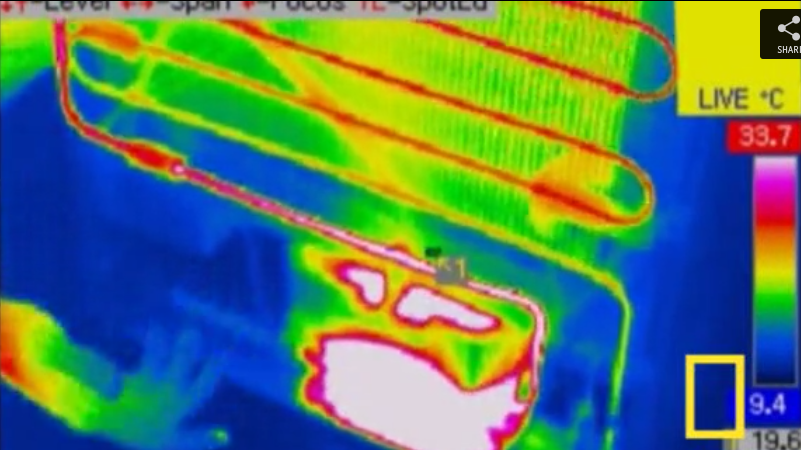 This Infrared Camera shows exactly what is happening in your Refrigerator